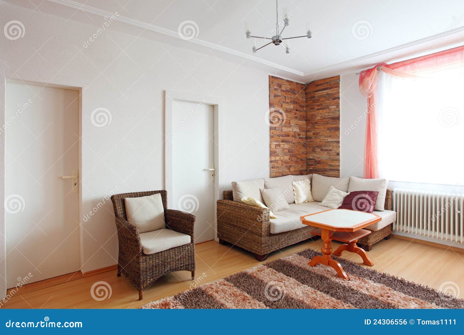 Interior of a home den stock photo. Image of inside, couch - 24306556