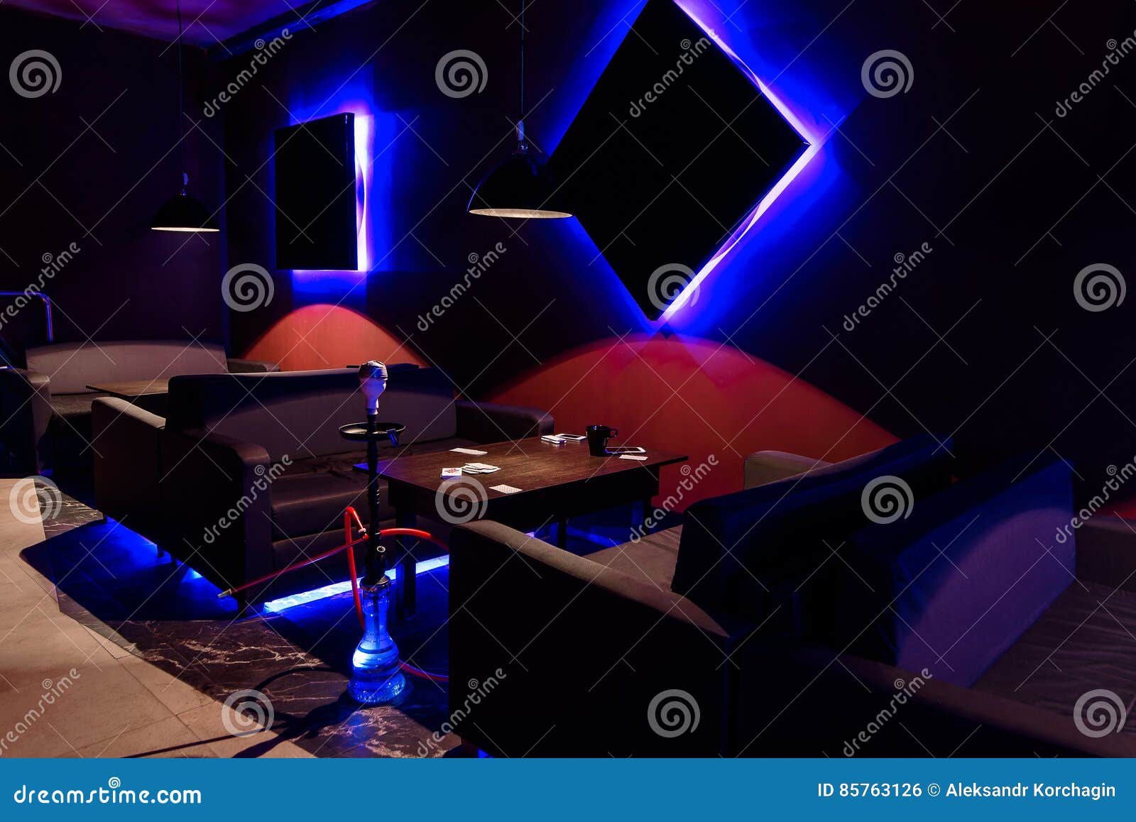 Interior of the Hookah Room for the Traditional Eastern Relaxation ...