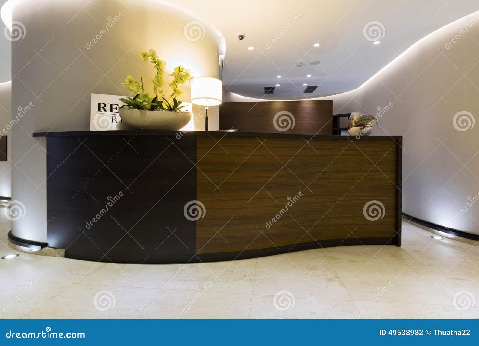 Interior of a Hotel - Reception Area Stock Photo - Image of elegance ...