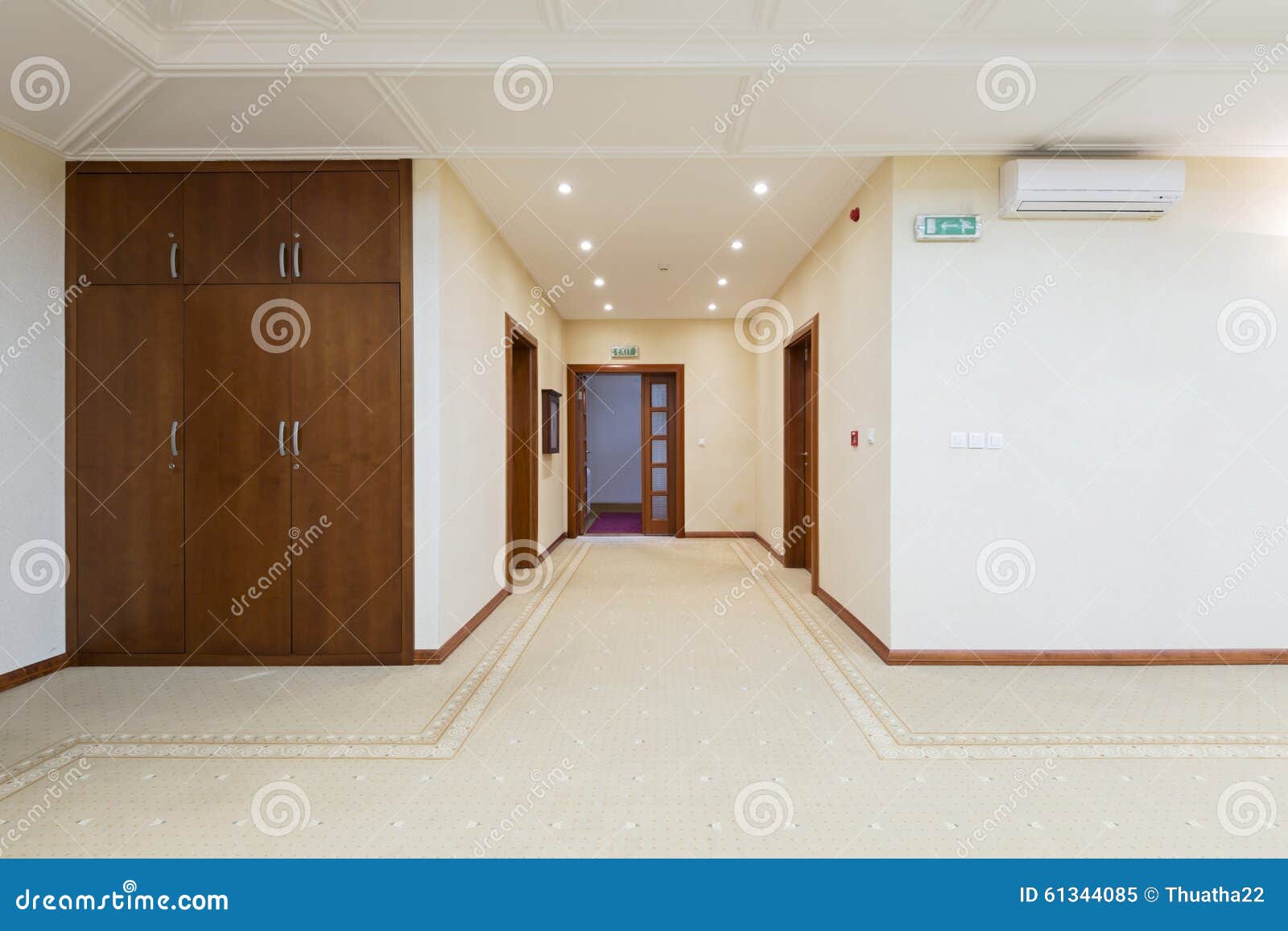 Interior of a Hotel Room Entrance Stock Image - Image of entrance ...