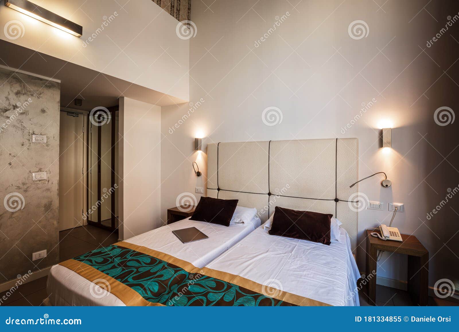 Interior Hotel Room in Venice, Italy Stock Image - Image of lifestyle ...