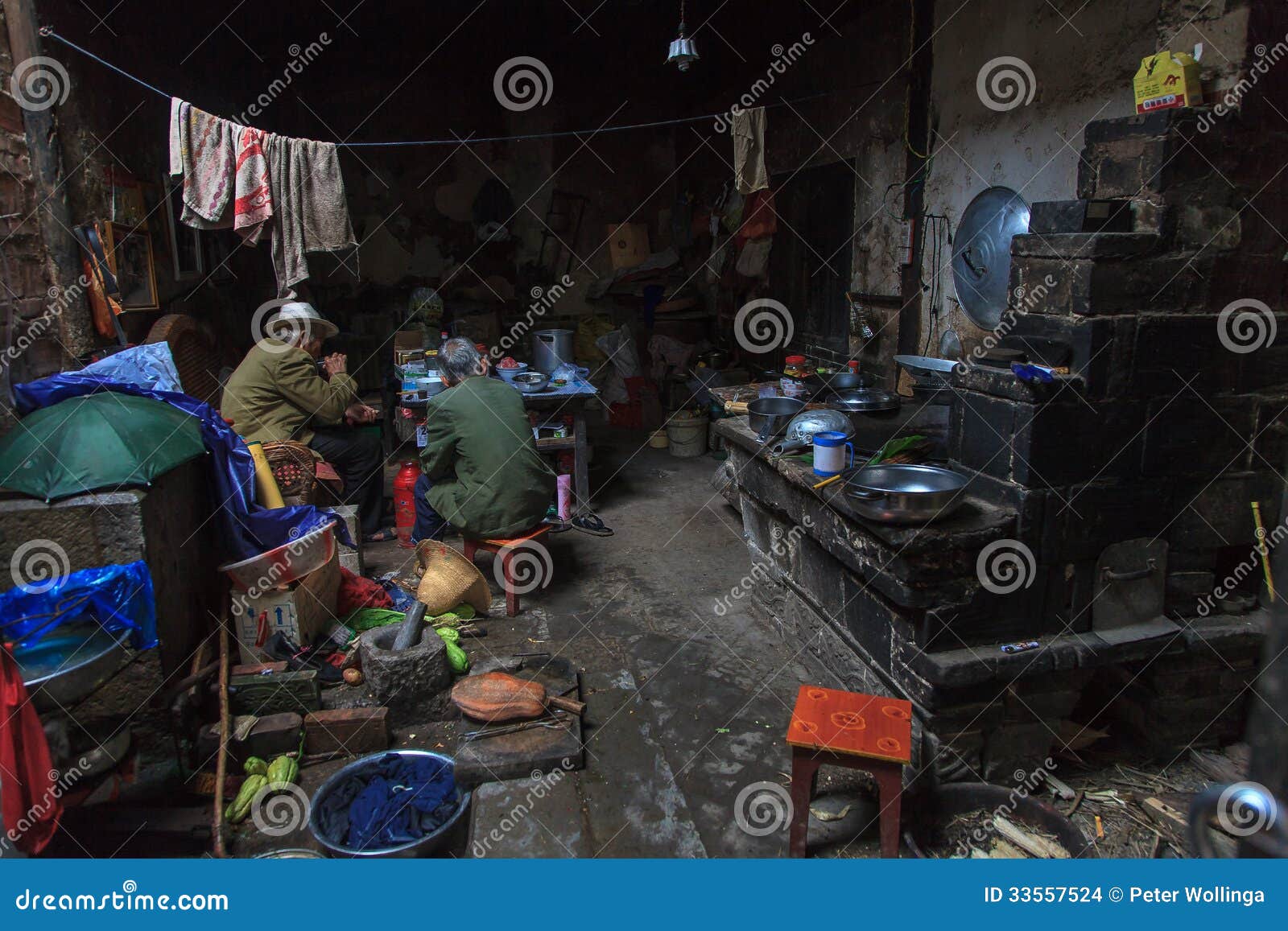 Interior of a House in the Slums Editorial Stock Image - Image of ...
