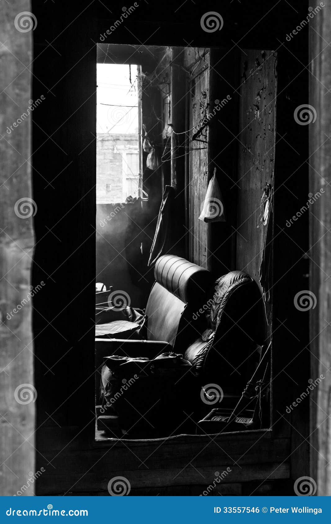 Interior of a House in the Slums Stock Photo - Image of village ...