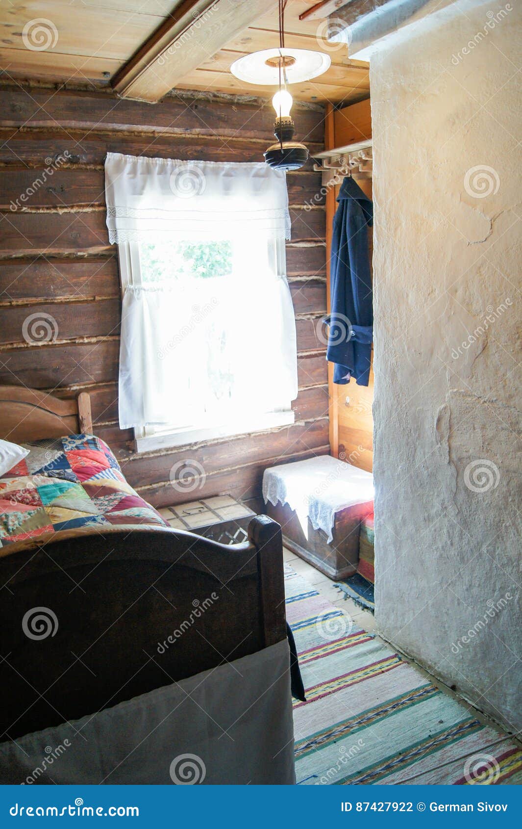 The Interior of the Hut Russian. Editorial Photography - Image of tools ...