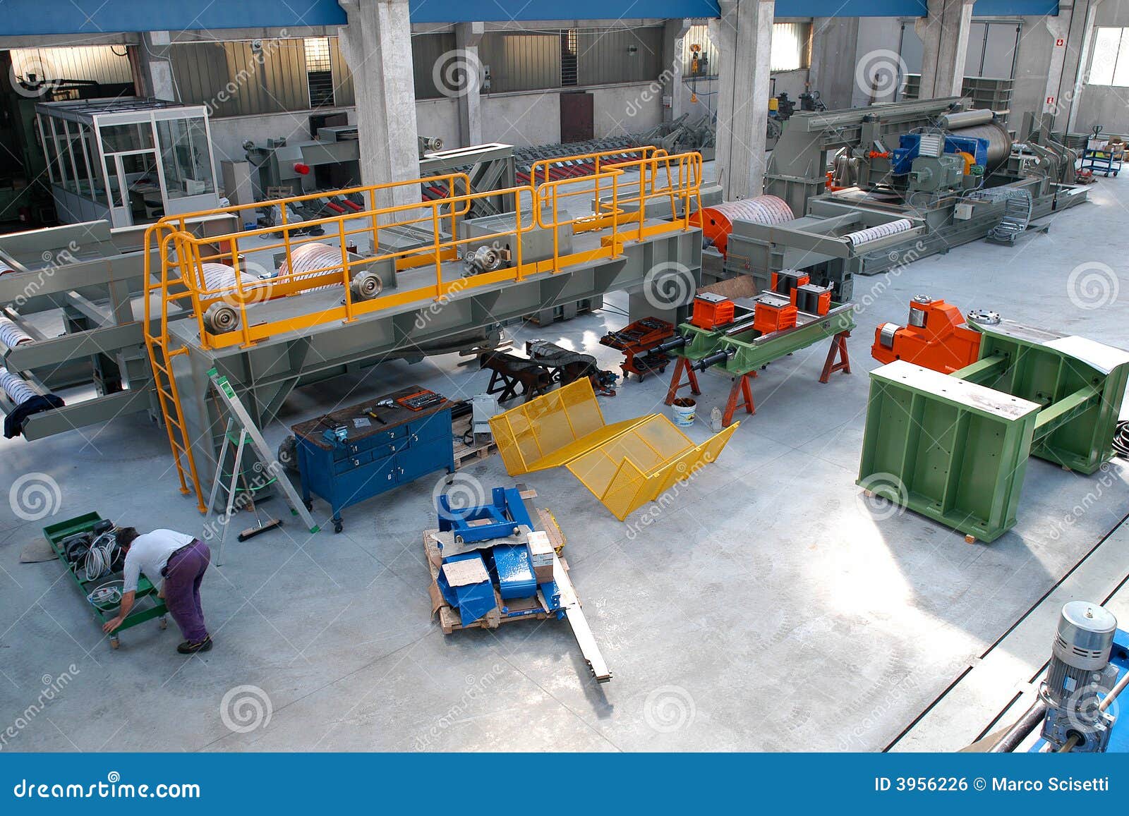 Interior of industry stock photo. Image of equipment, work - 3956226