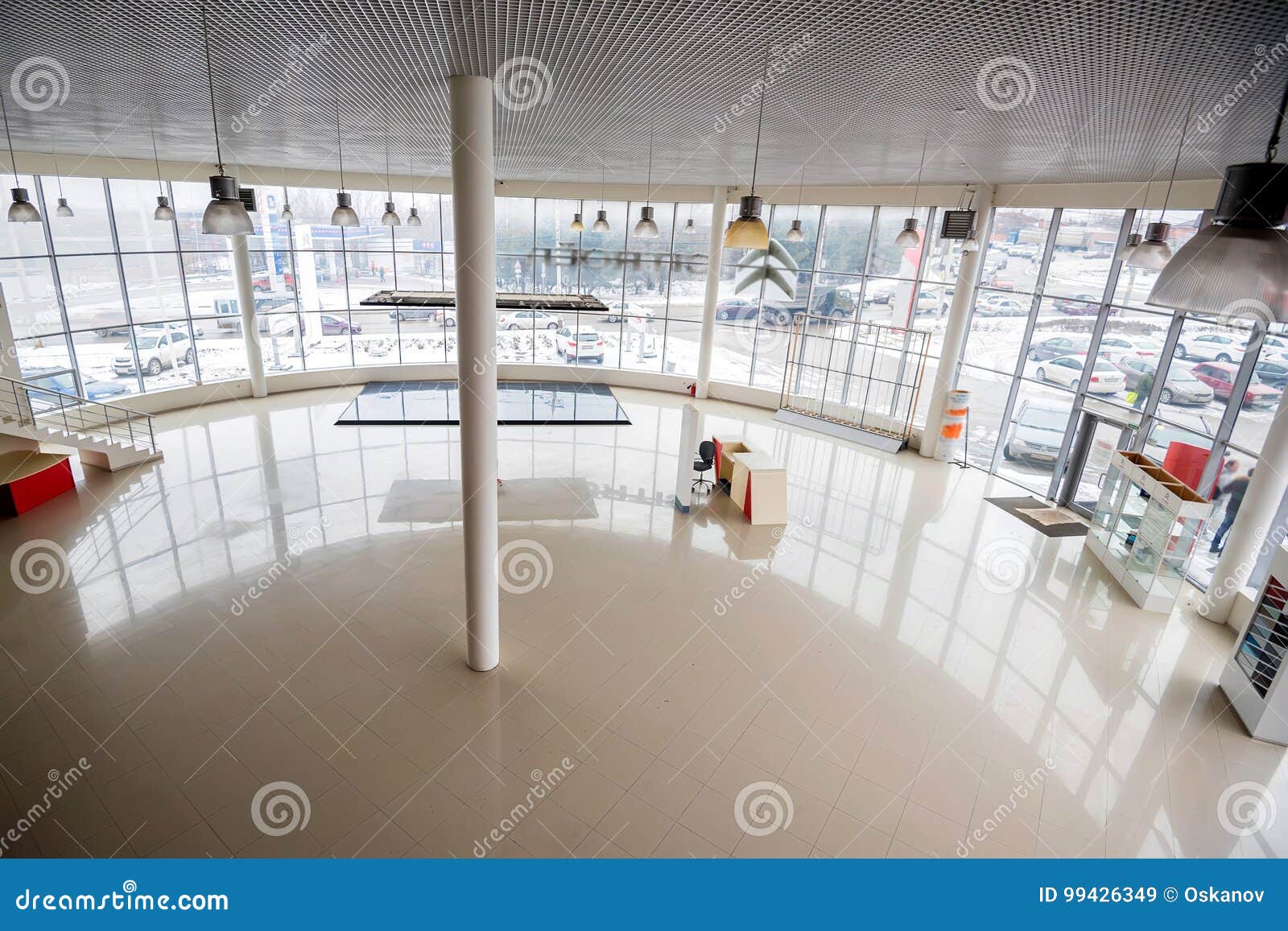 Empty Showroom In France Under Coronavirus Editorial Image ...
