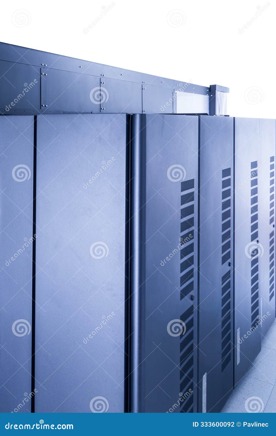 Interior of Internet Provider Data Center Stock Photo - Image of ...