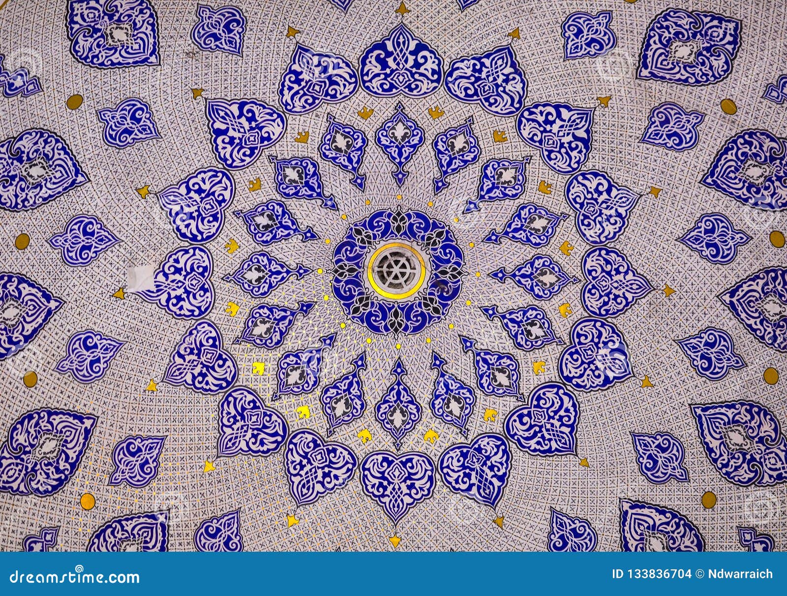 The Mosaic Design of the Samarkand Stock Photo - Image of eastern ...