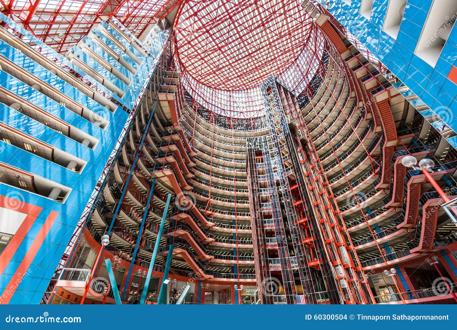 Interior of the James R. Thompson Center Editorial Stock Image - Image ...