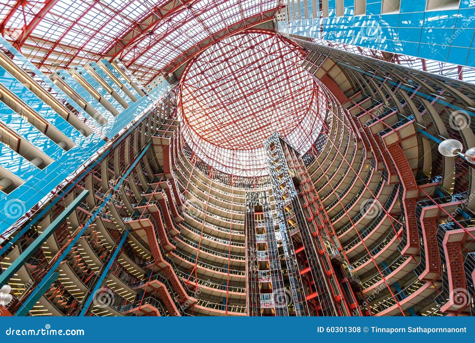 Interior of the James R. Thompson Center Editorial Stock Photo - Image ...