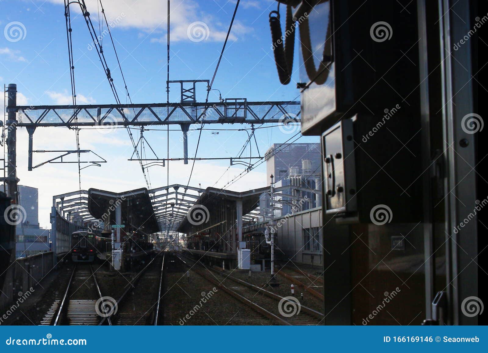 Interior of Japan Train Controller of Front Stock Photo - Image of ...