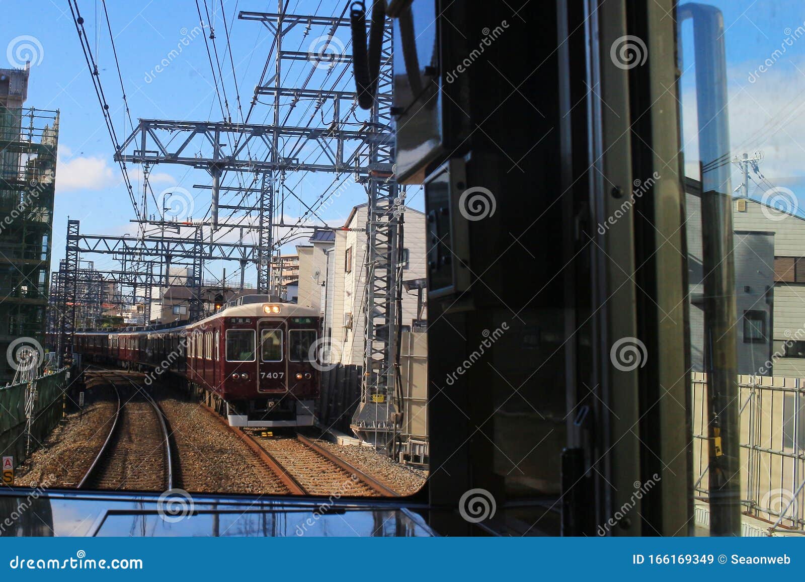 Interior of Japan Train Controller of Front Editorial Stock Image ...