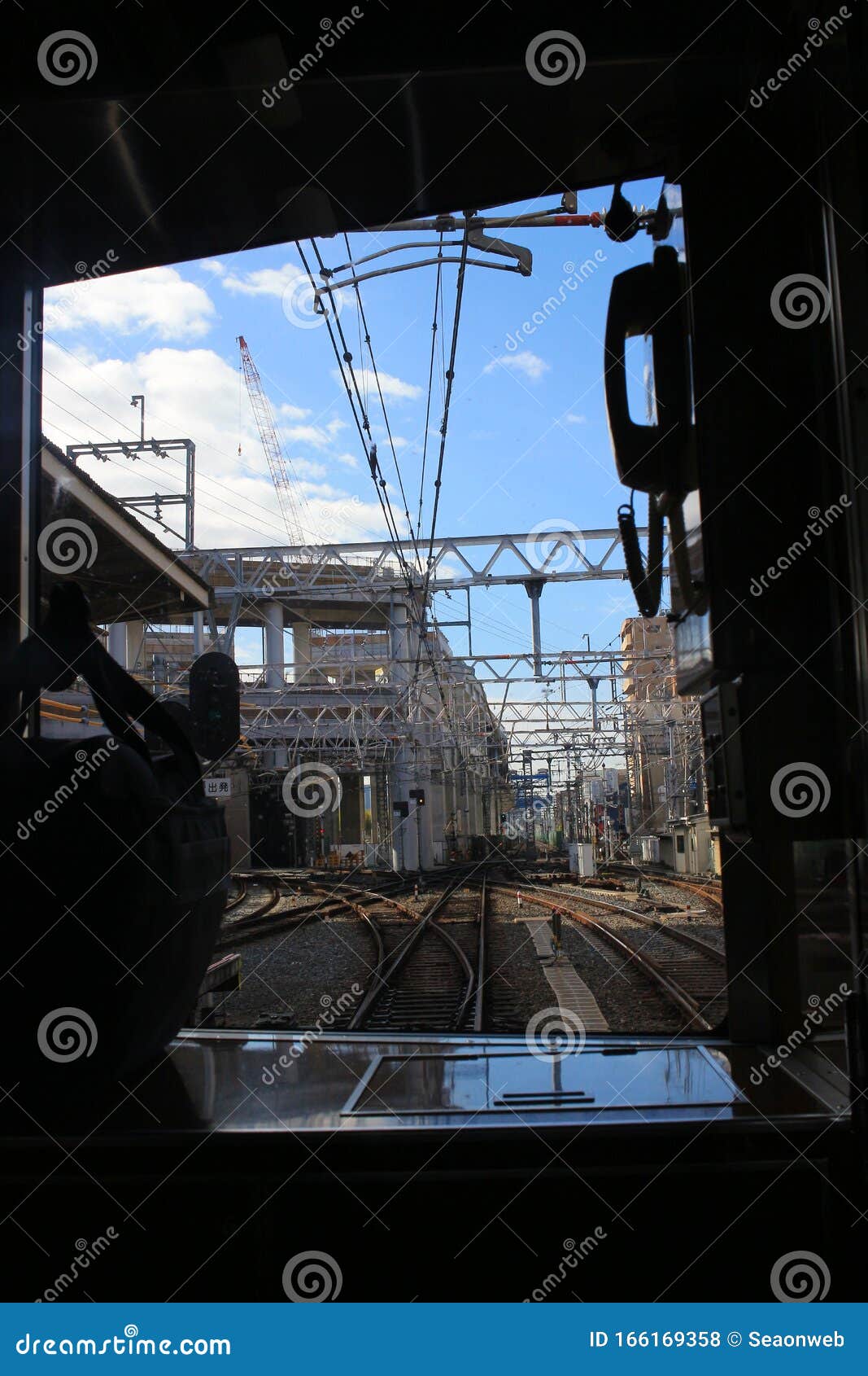 Interior of Japan Train Controller of Front Editorial Stock Photo ...