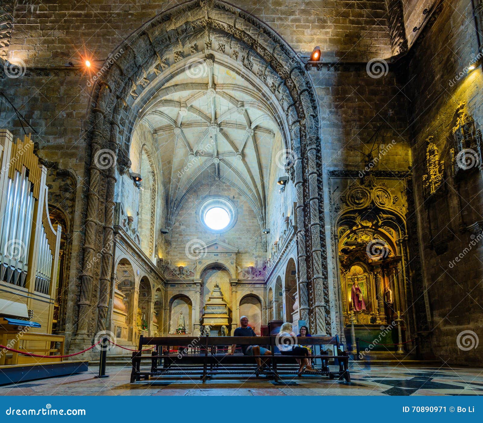Interior of Jeronimos Monastery Editorial Photo - Image of ancient ...