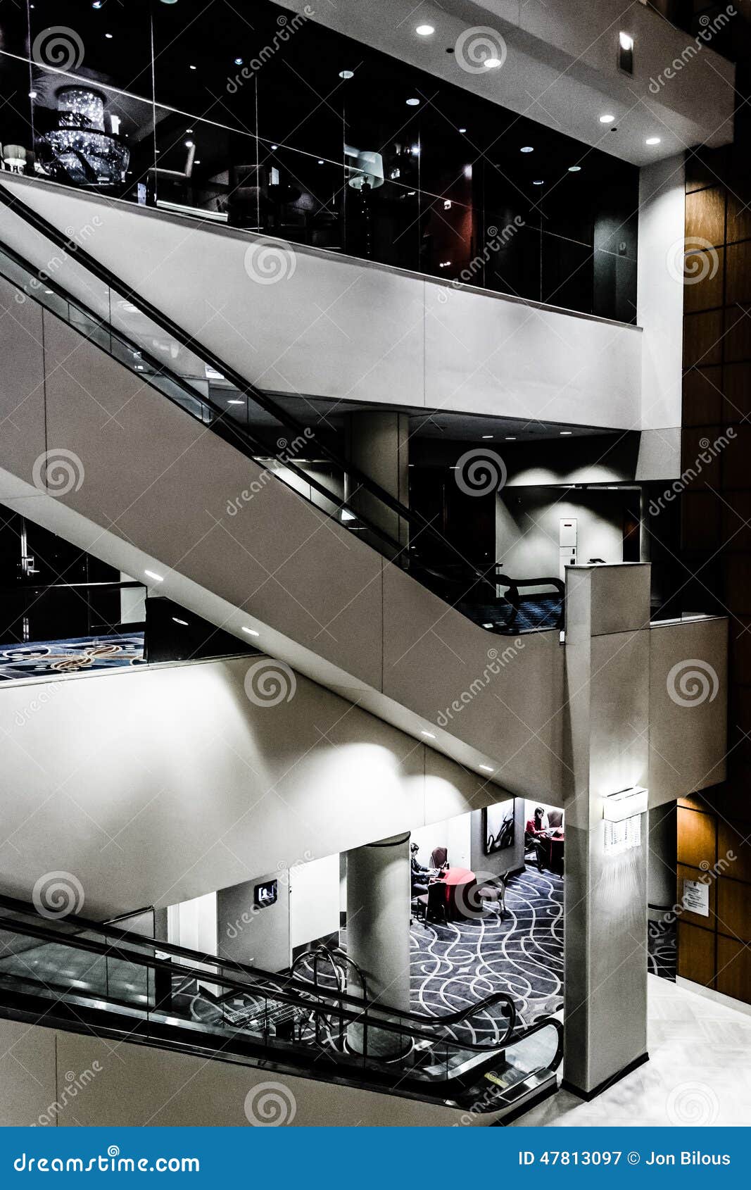 The Interior of the JW Marriott, in Washington, DC. Editorial ...