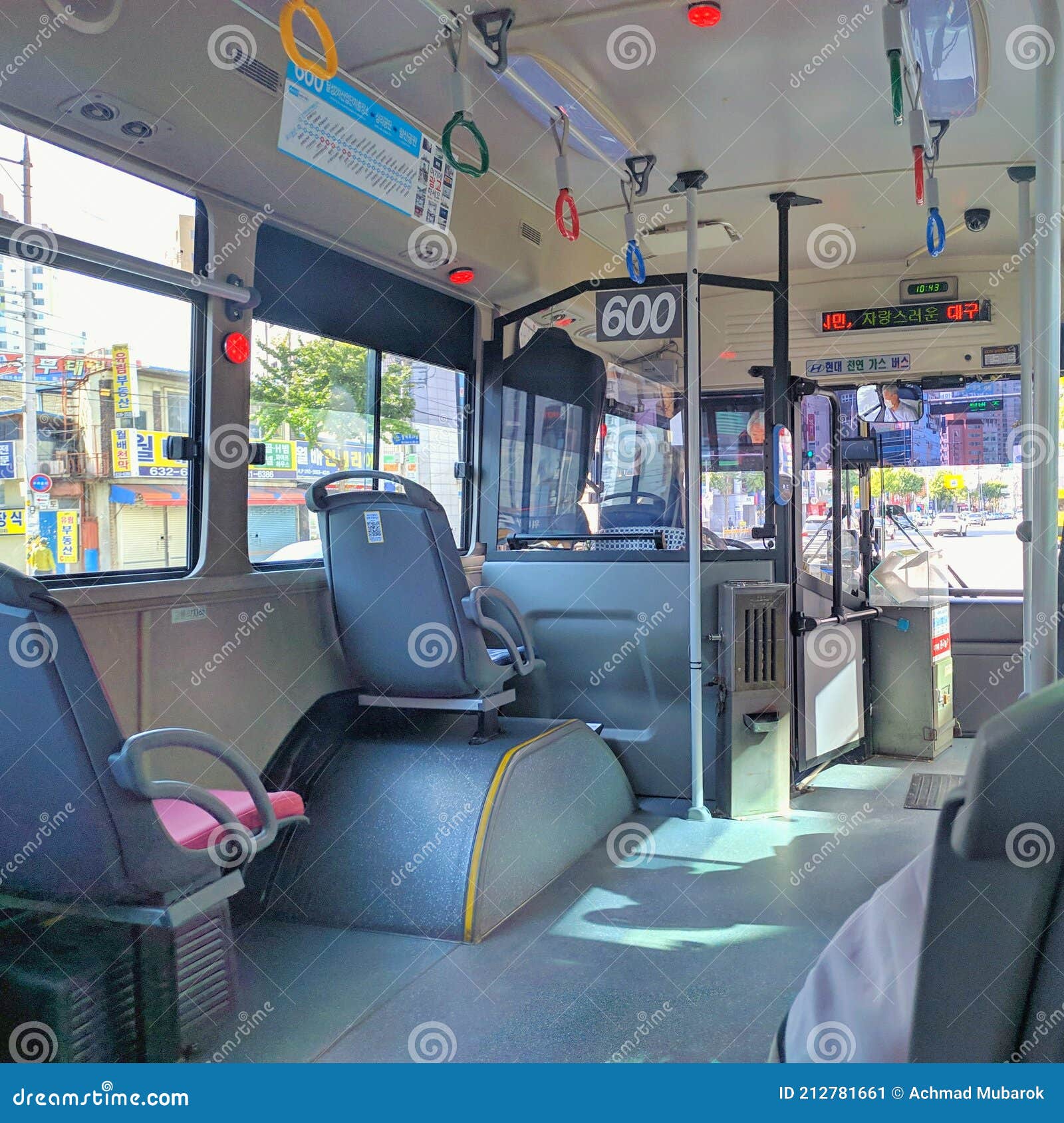 The Interior of the Korean Bus Editorial Photo - Image of minibus, room ...