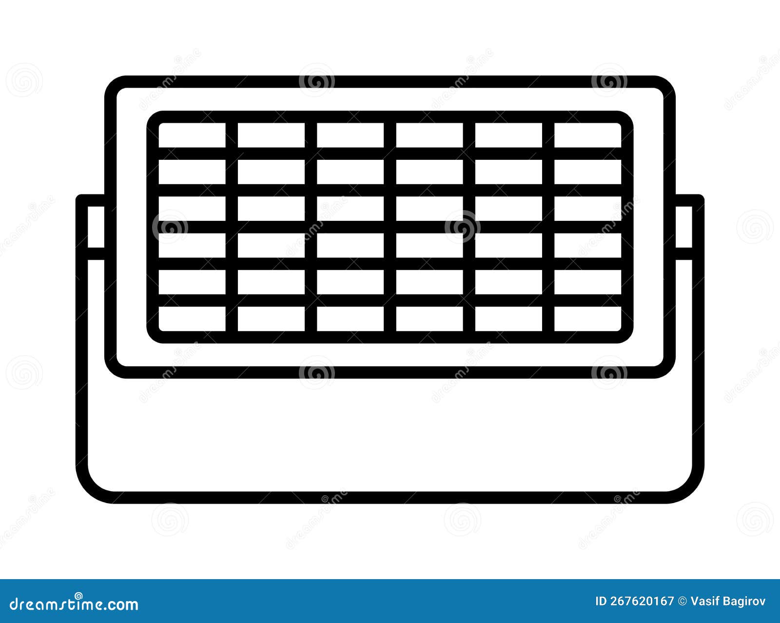 Interior, Lamp, Light Vector Icon on Transparent Background. Outline ...