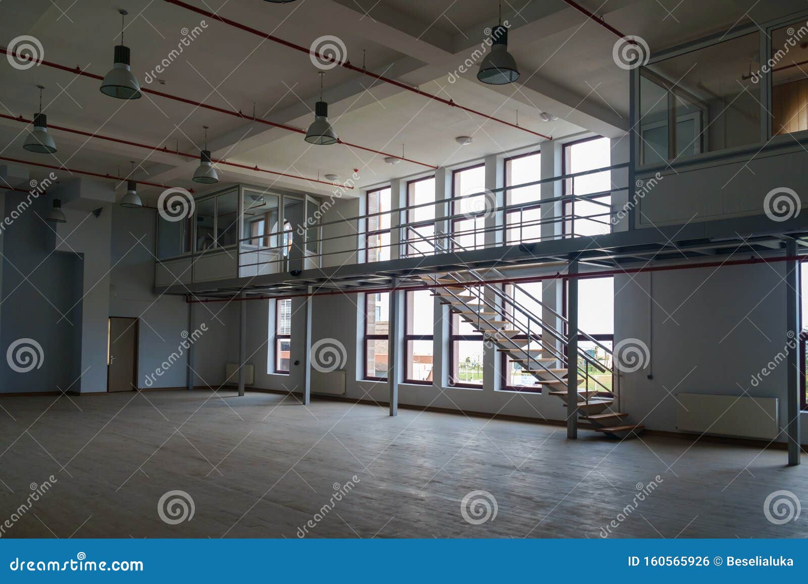 Interior of a Large Empty Room Stock Photo - Image of concept, interior ...