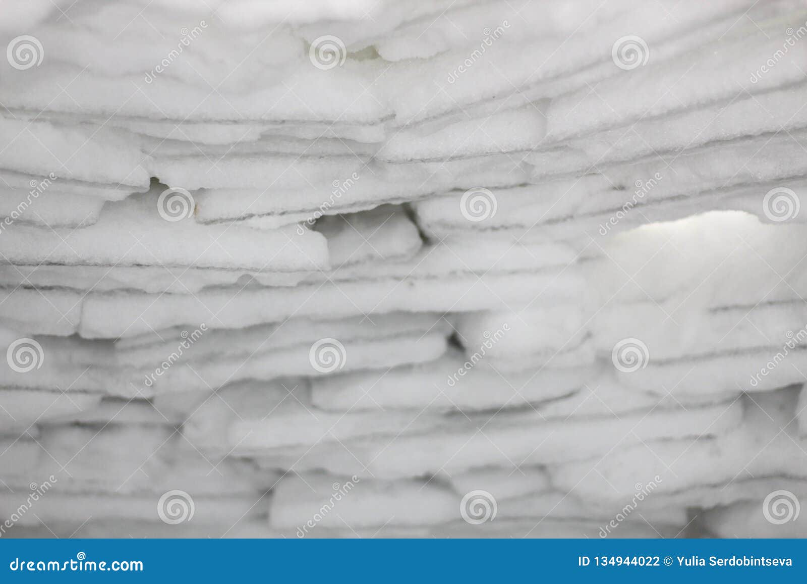 Interior of a Large Snow House - Igloo Stock Photo - Image of buildings ...