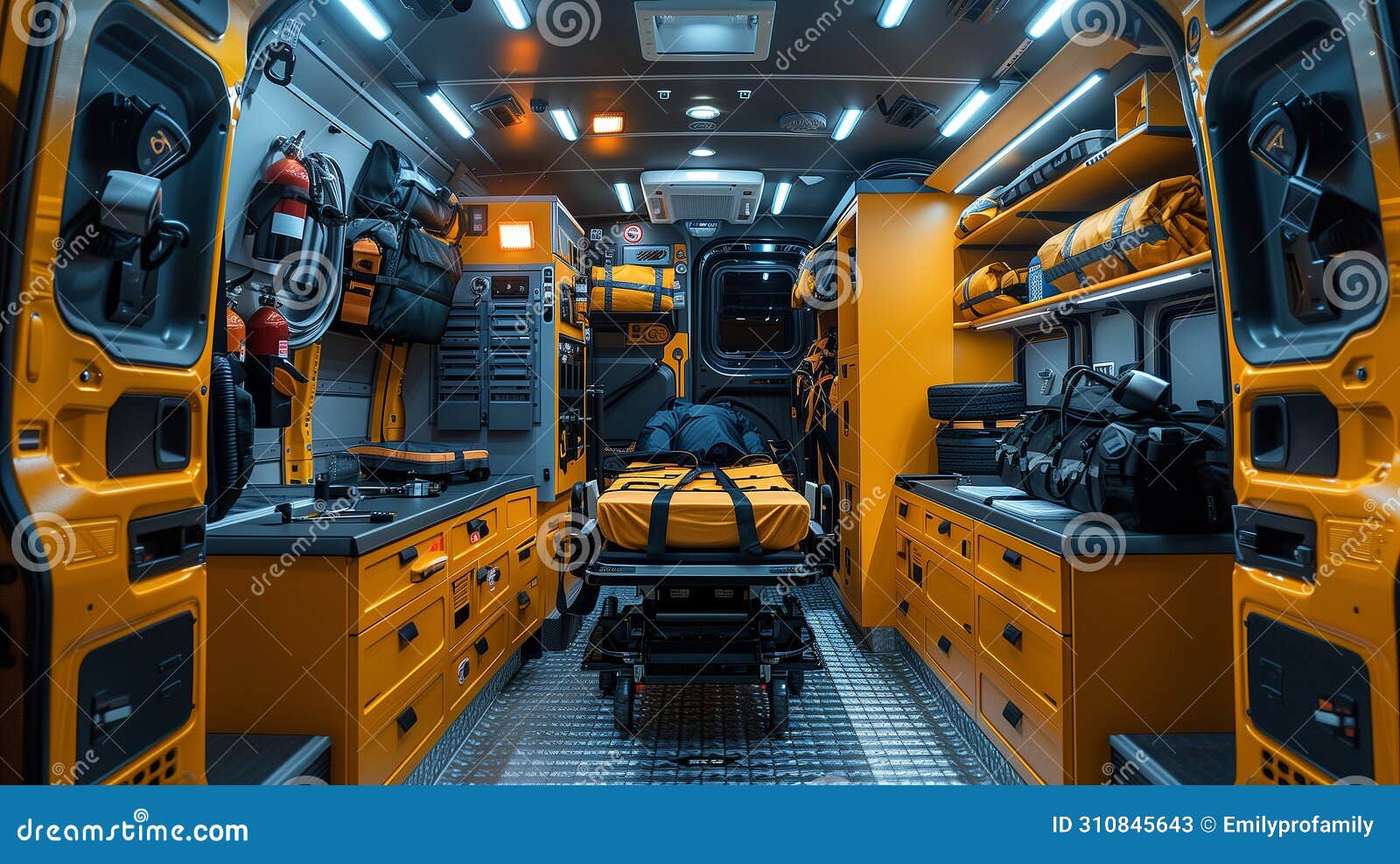 The Interior Layout of Mobile Ambulance, Optimized for Fast and ...