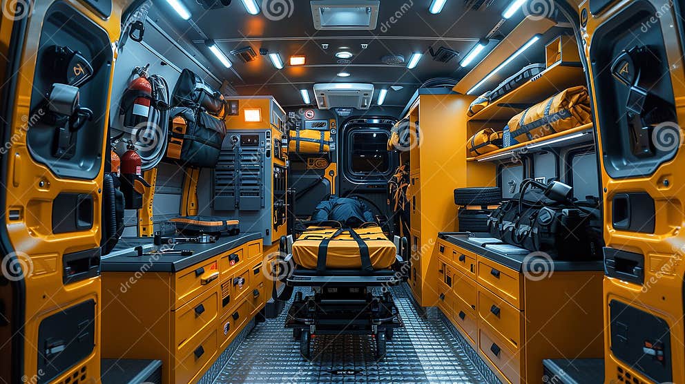 The Interior Layout of Mobile Ambulance, Optimized for Fast and ...