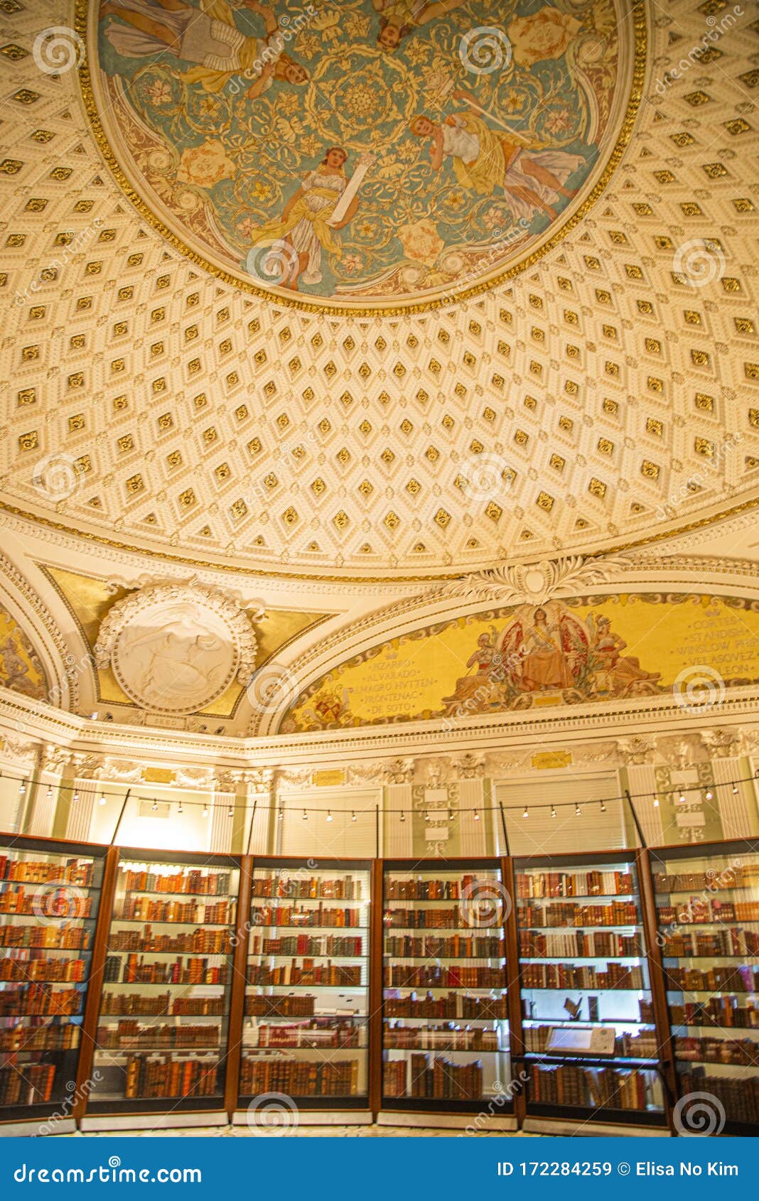 Interior of the Library of Congress Editorial Stock Image - Image of ...