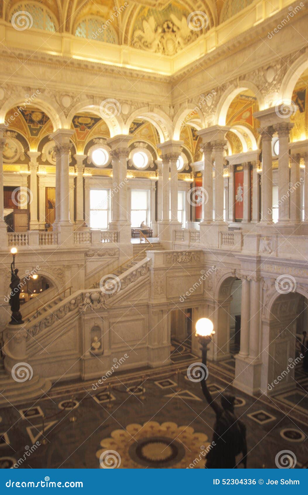 Interior of the Library of Congress, Washington, D.C Editorial Photo ...