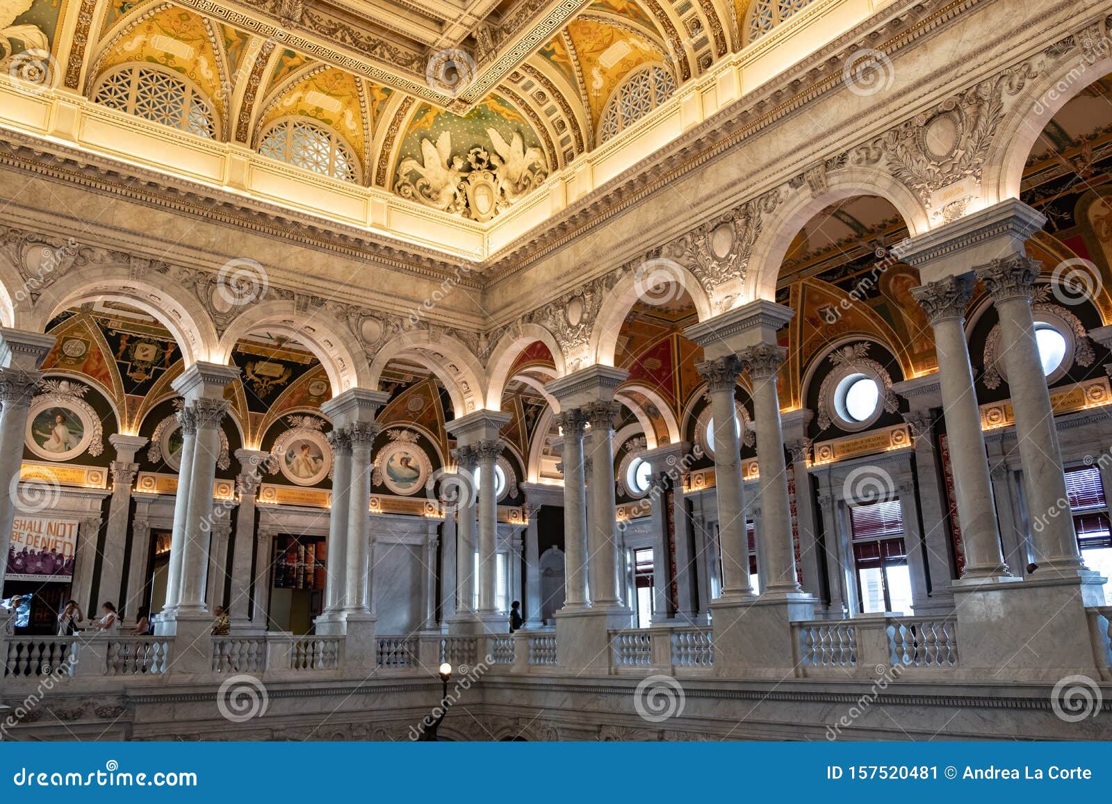 Interior of the Library of Congress in Washington D.C Editorial Photo ...
