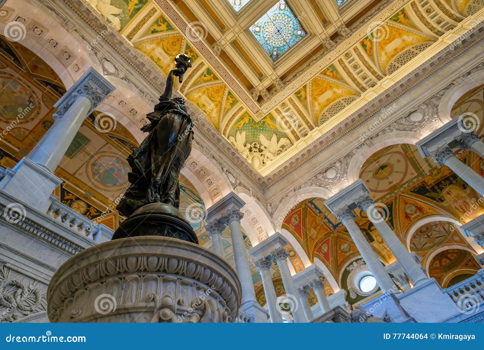 Interior of the Library of Congress in Washington D.C Editorial Stock ...