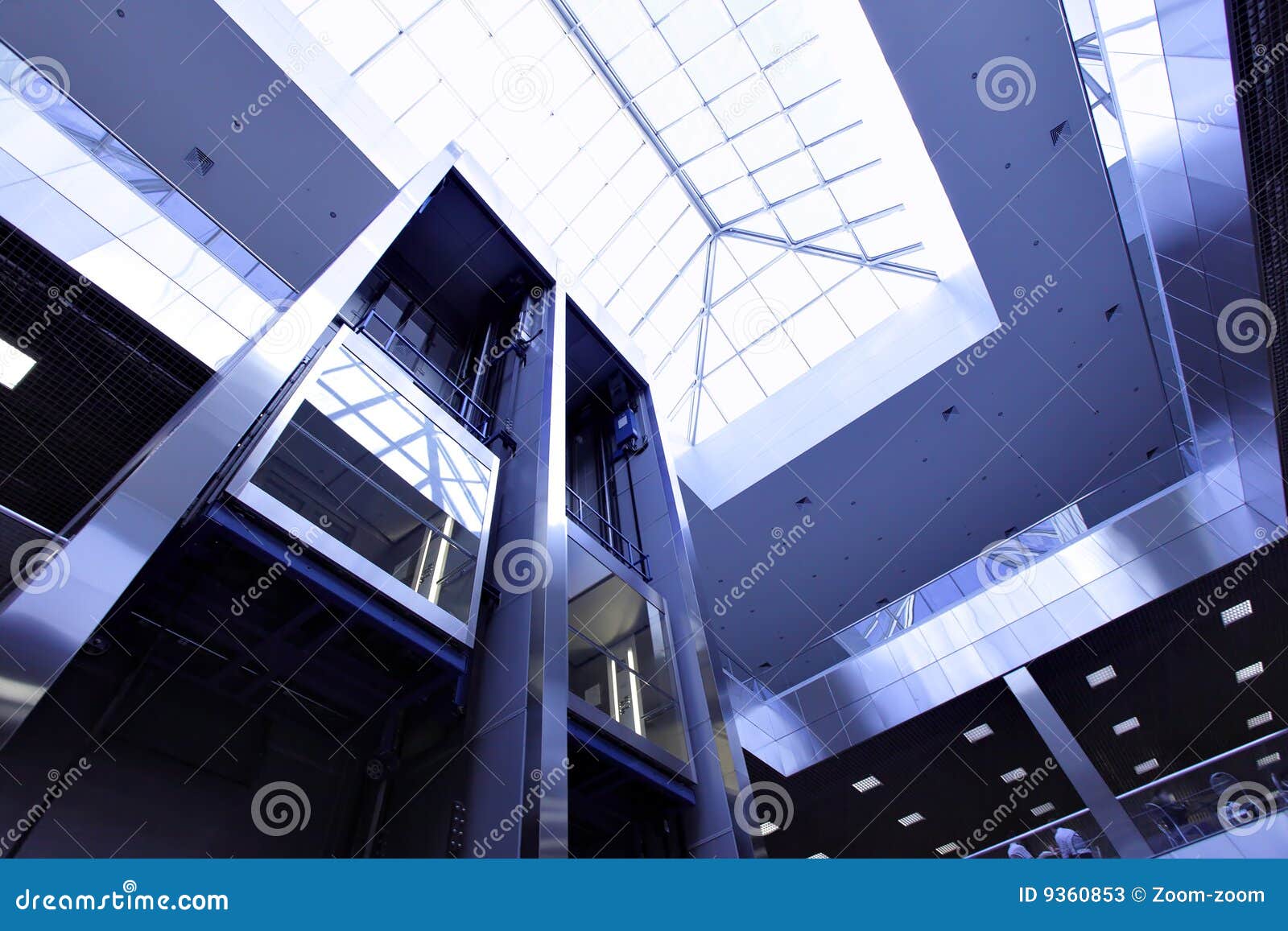 Interior with lift stock image. Image of indoor, building - 9360853