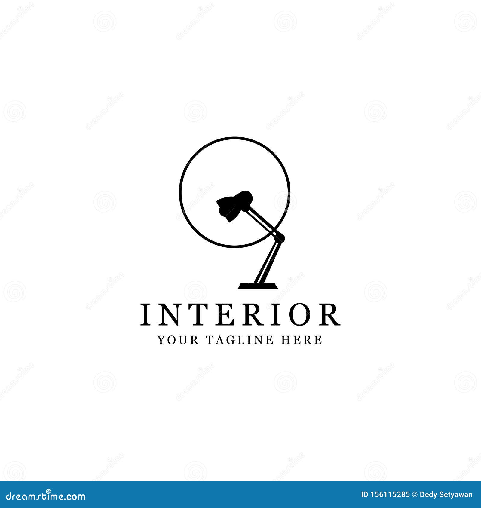 Interior light logo stock vector. Illustration of business - 156115285