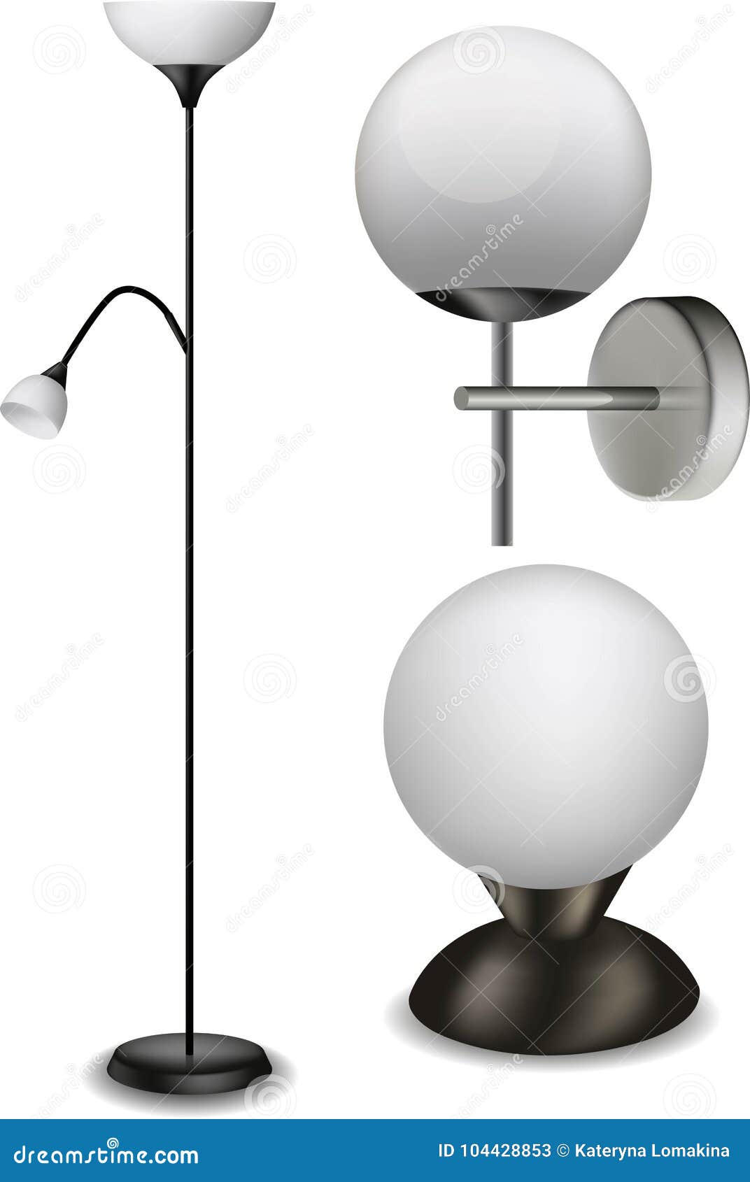 Interior Lighting 3d Models Stock Illustration - Illustration of home ...