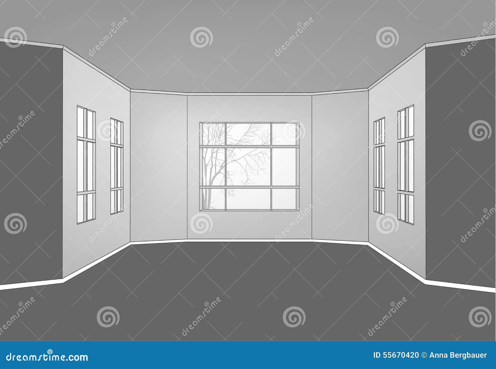 Interior line stock vector. Illustration of apartment - 55670420