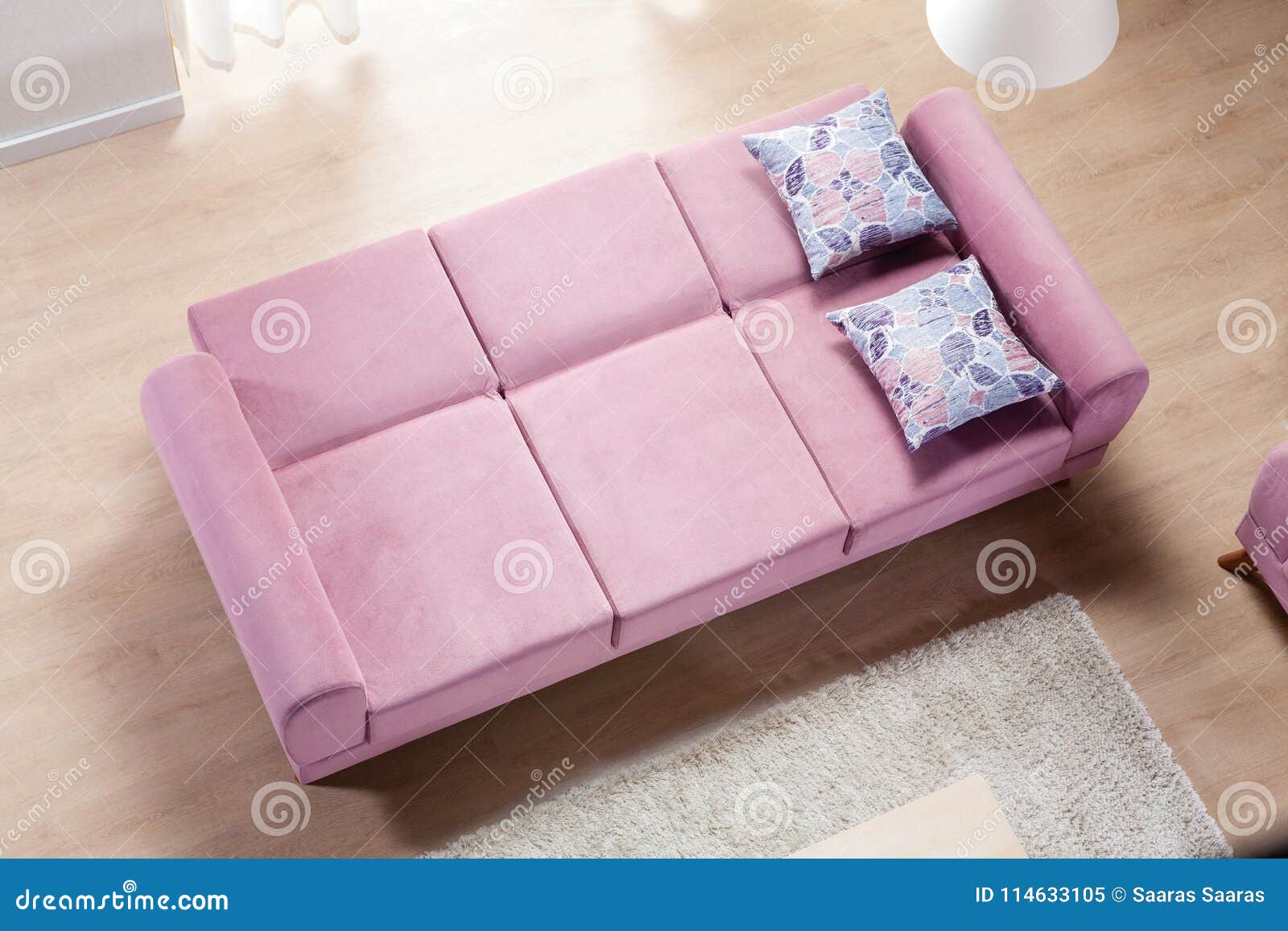 Sofa open top view stock image. Image of hotel, lifestyles - 114633105