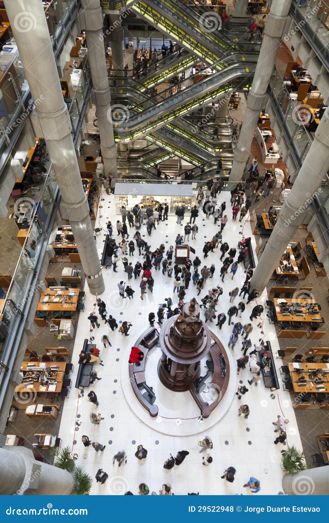 Interior of Lloyds of London Editorial Stock Photo - Image of metallic ...
