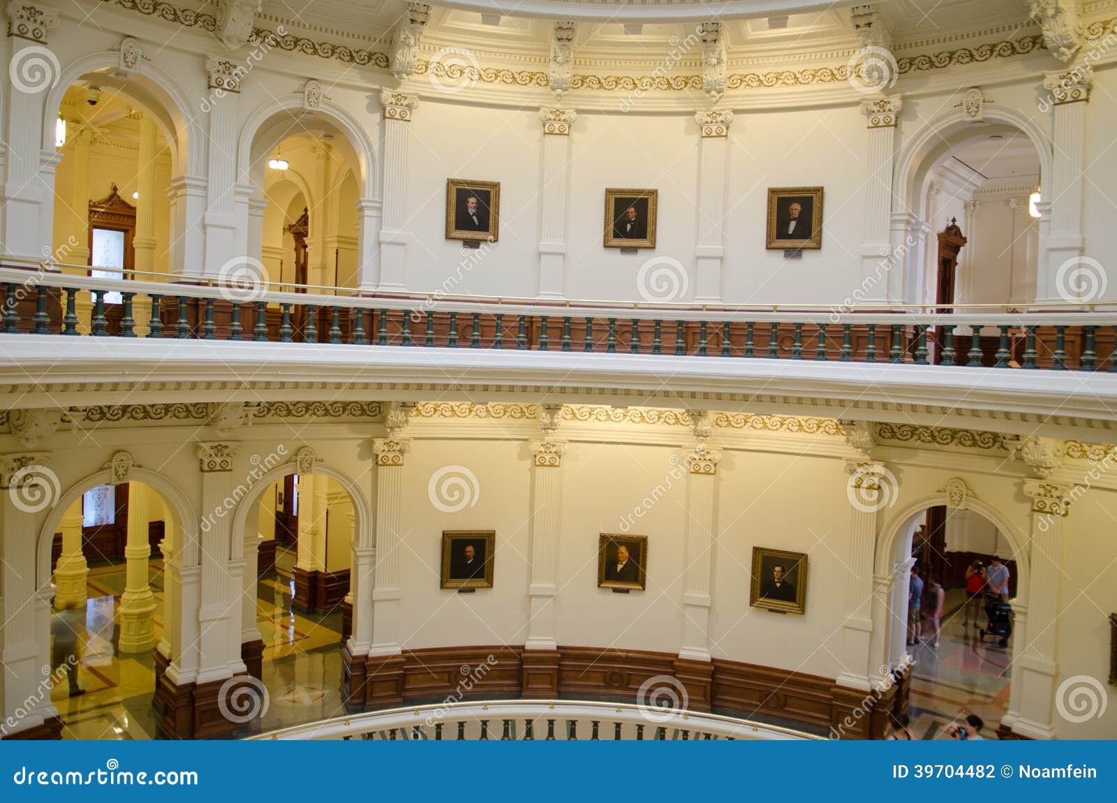 Interior Look at Texas State Capitol Building Editorial Photography ...