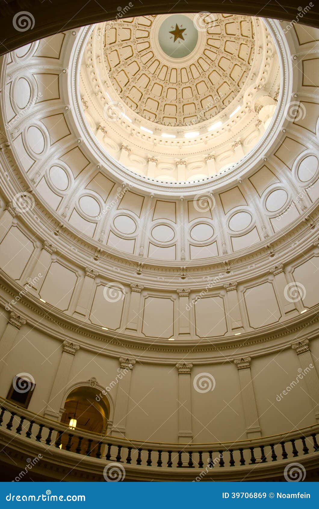 Interior Look at Texas State Capitol Dome Stock Image - Image of ...