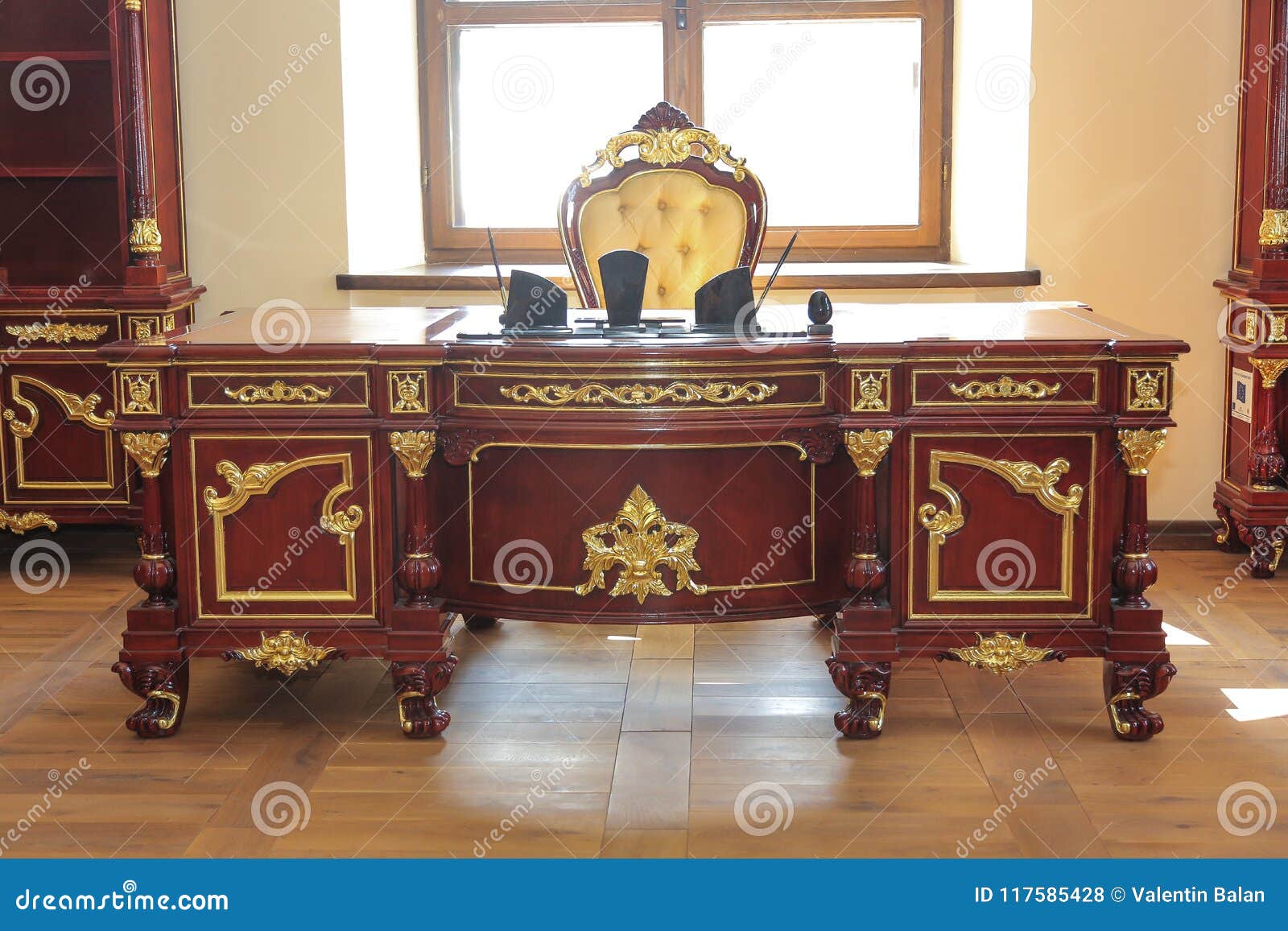 Interior Lujoso Del Castillo Del Bei De Manuc Foto de archivo - Imagen ...