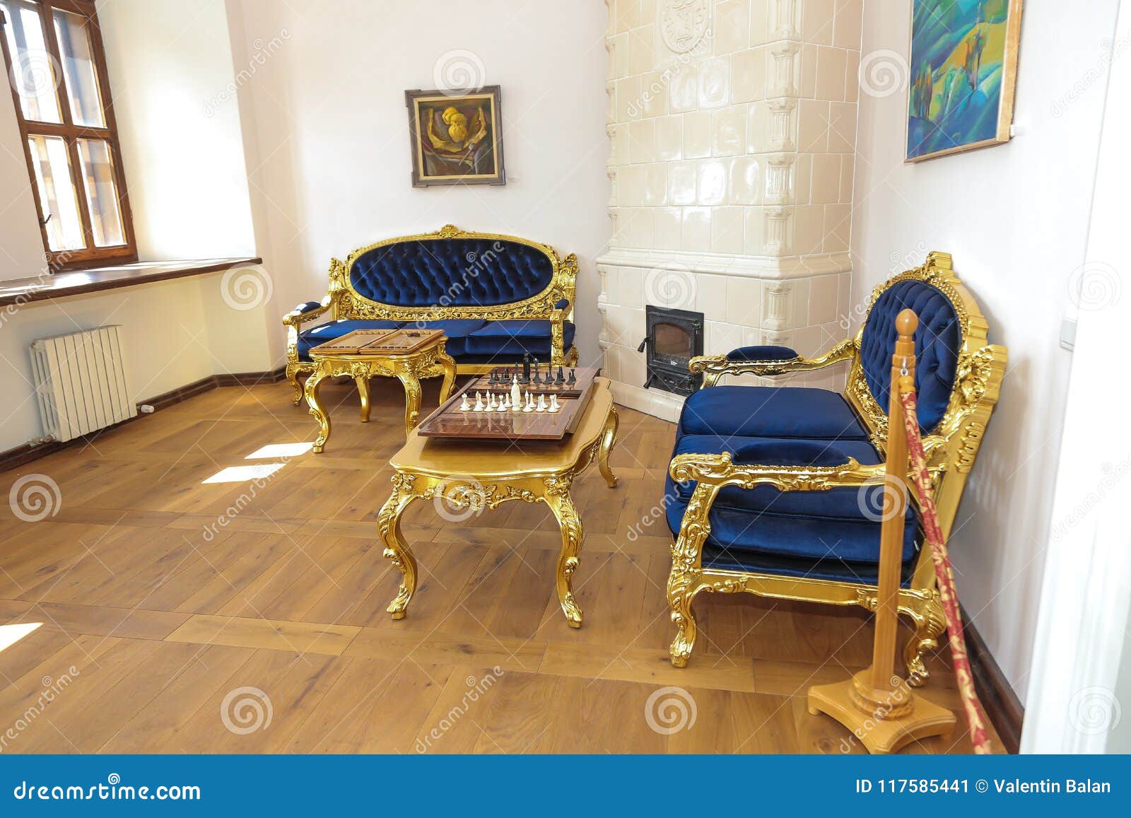 Interior Lujoso Del Castillo Del Bei De Manuc Foto editorial - Imagen ...