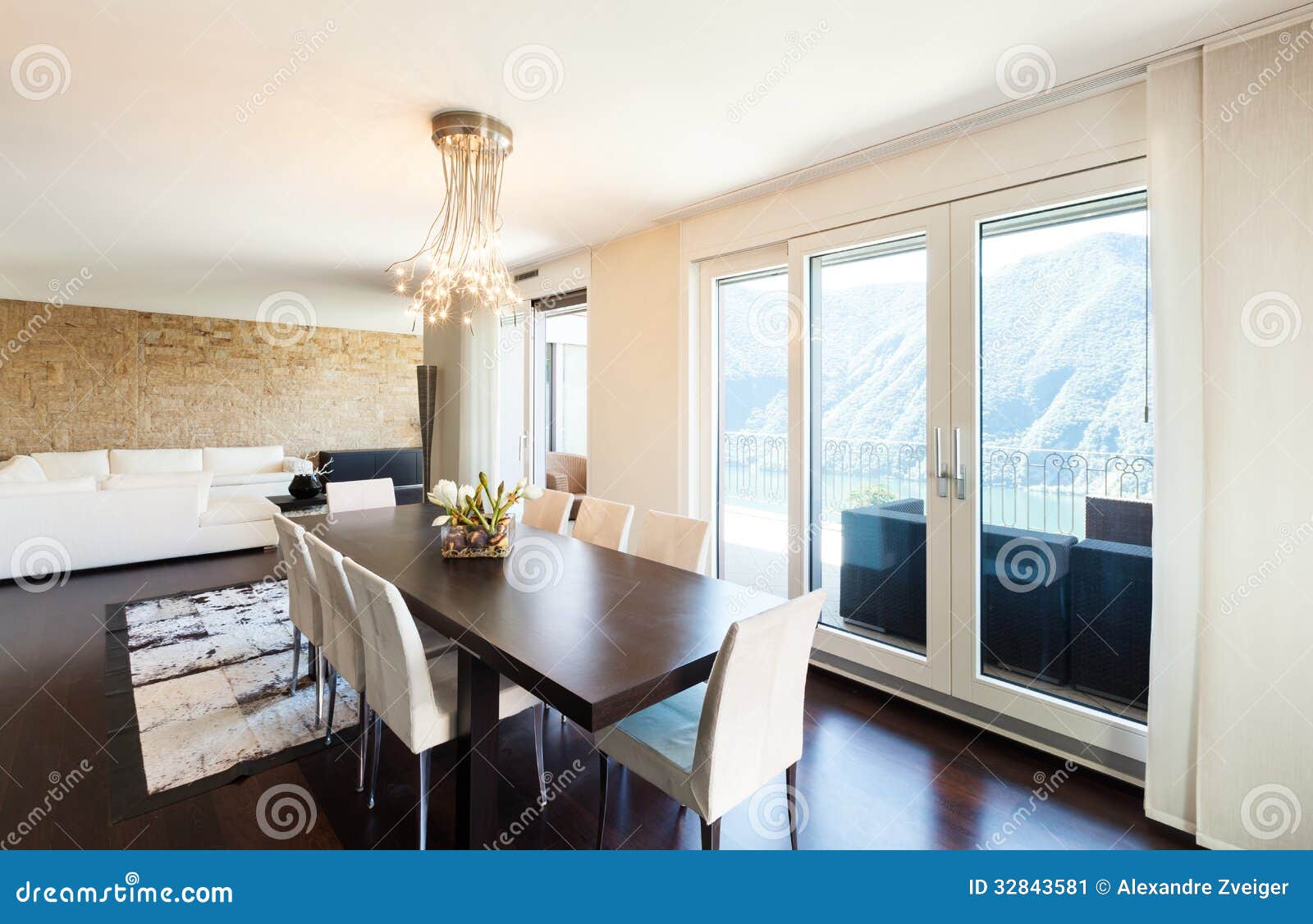 Interior luxury apartment stock image. Image of beautiful - 32843581
