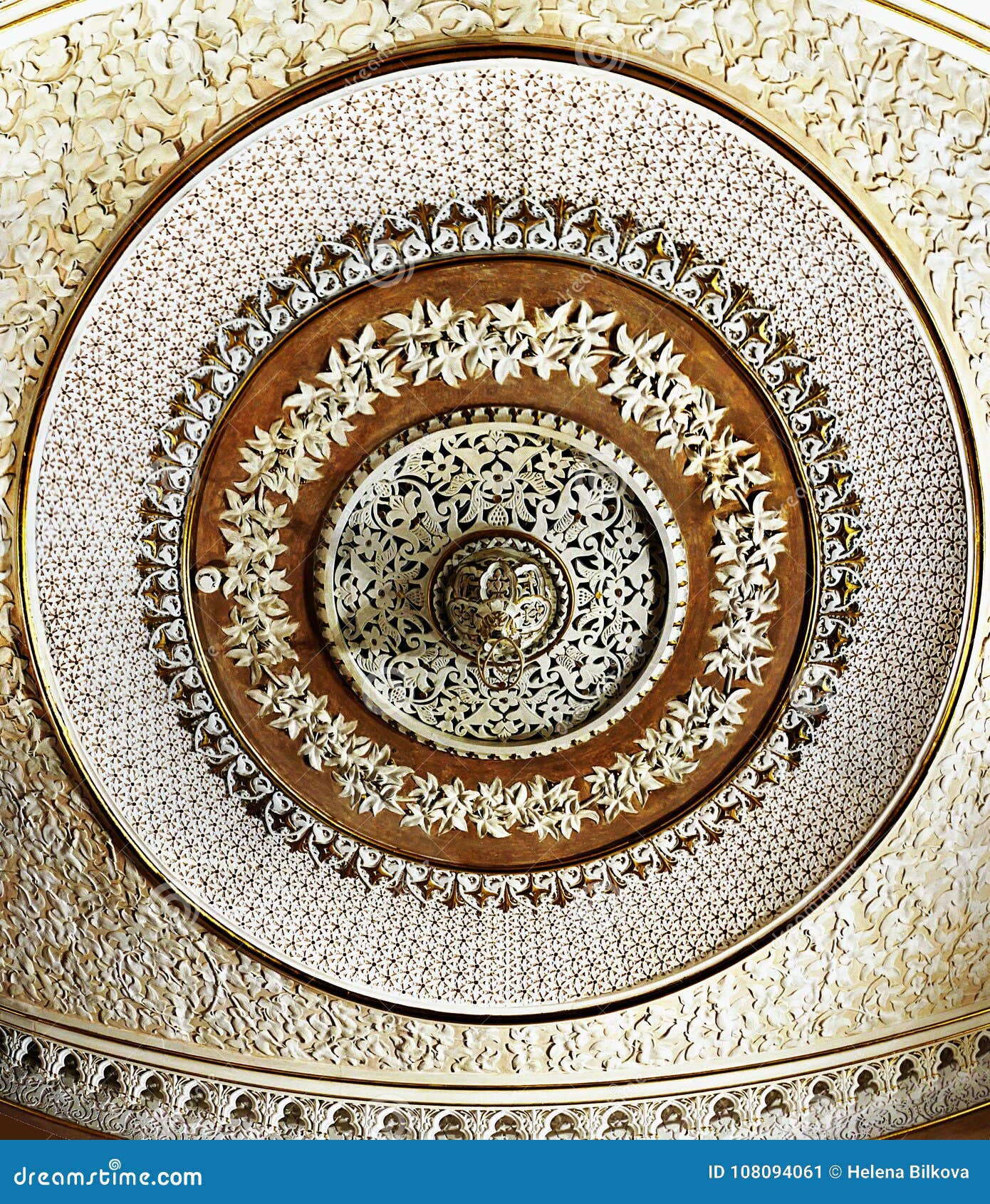 Interior Luxury Ornate Palace Ceiling Building Editorial Photo - Image ...