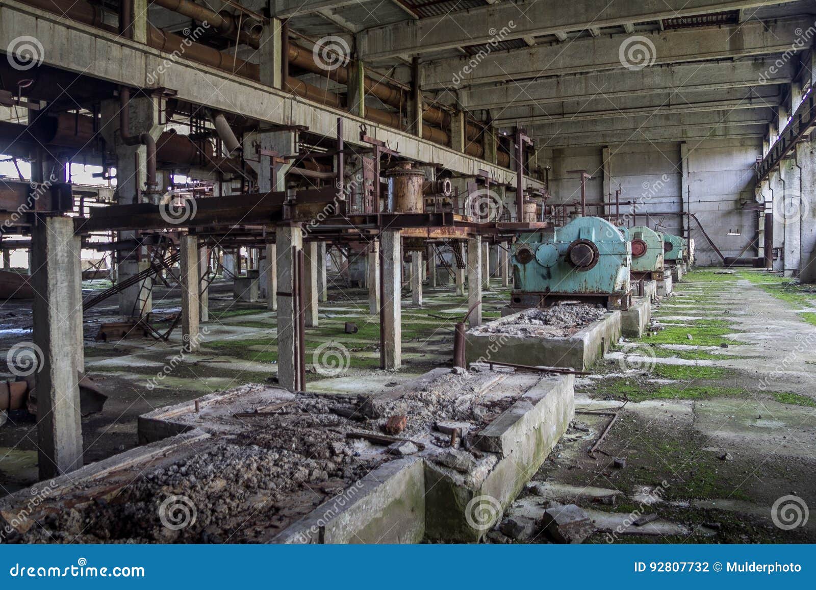 Interior of Machinery of Abandoned Factory of Synthetic Rubber Stock ...