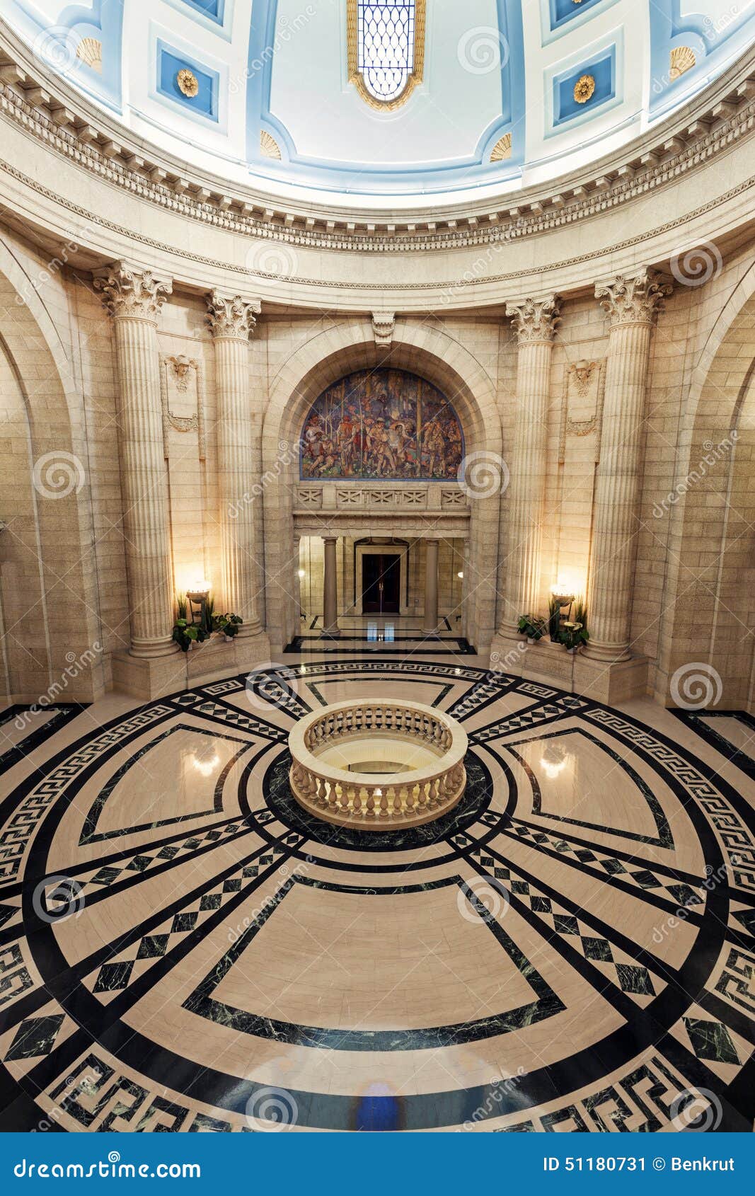 Interior of Manitoba Legislative Building in Winnipeg Stock Image ...