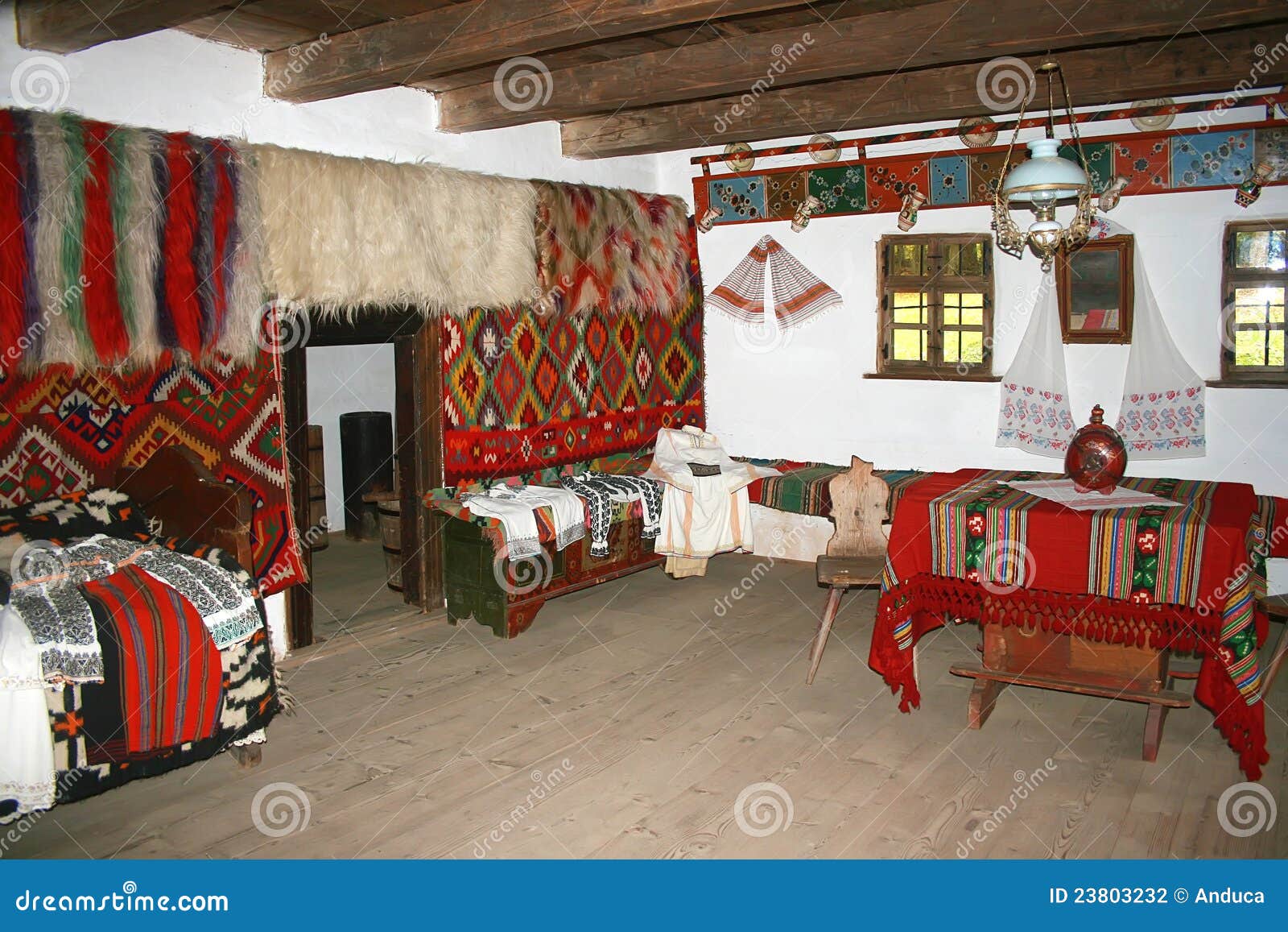 Interior in Maramures - Romania Stock Photo - Image of habit, garbs ...