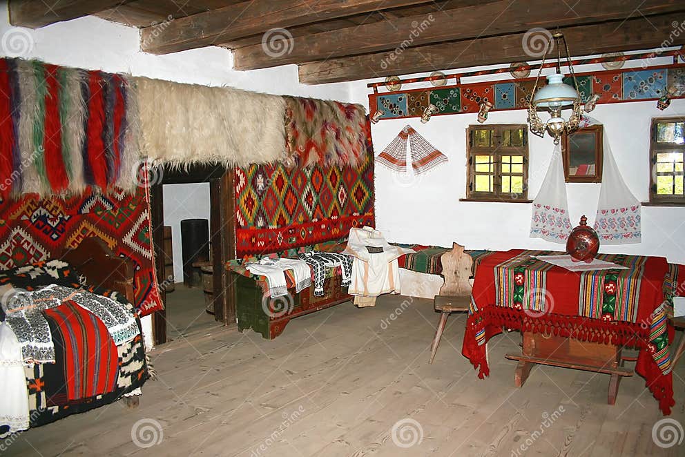 Interior in Maramures - Romania Stock Photo - Image of habit, garbs ...