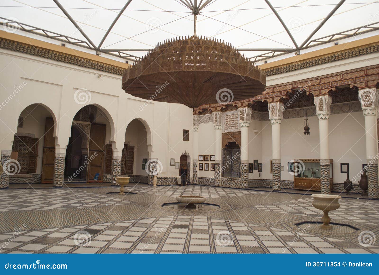 Interior of Marrakech Museum, Morocco Editorial Stock Image - Image of ...