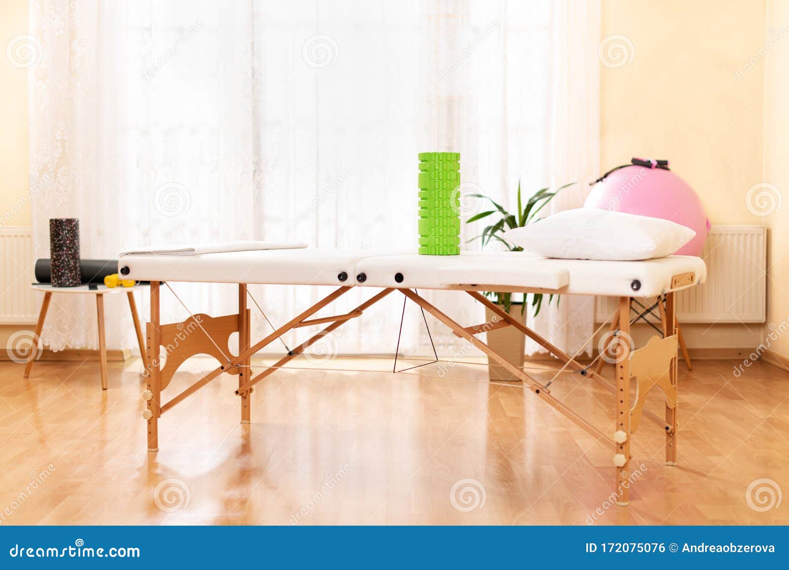 Interior of a Massage or Physical Therapy Treatment Room with ...