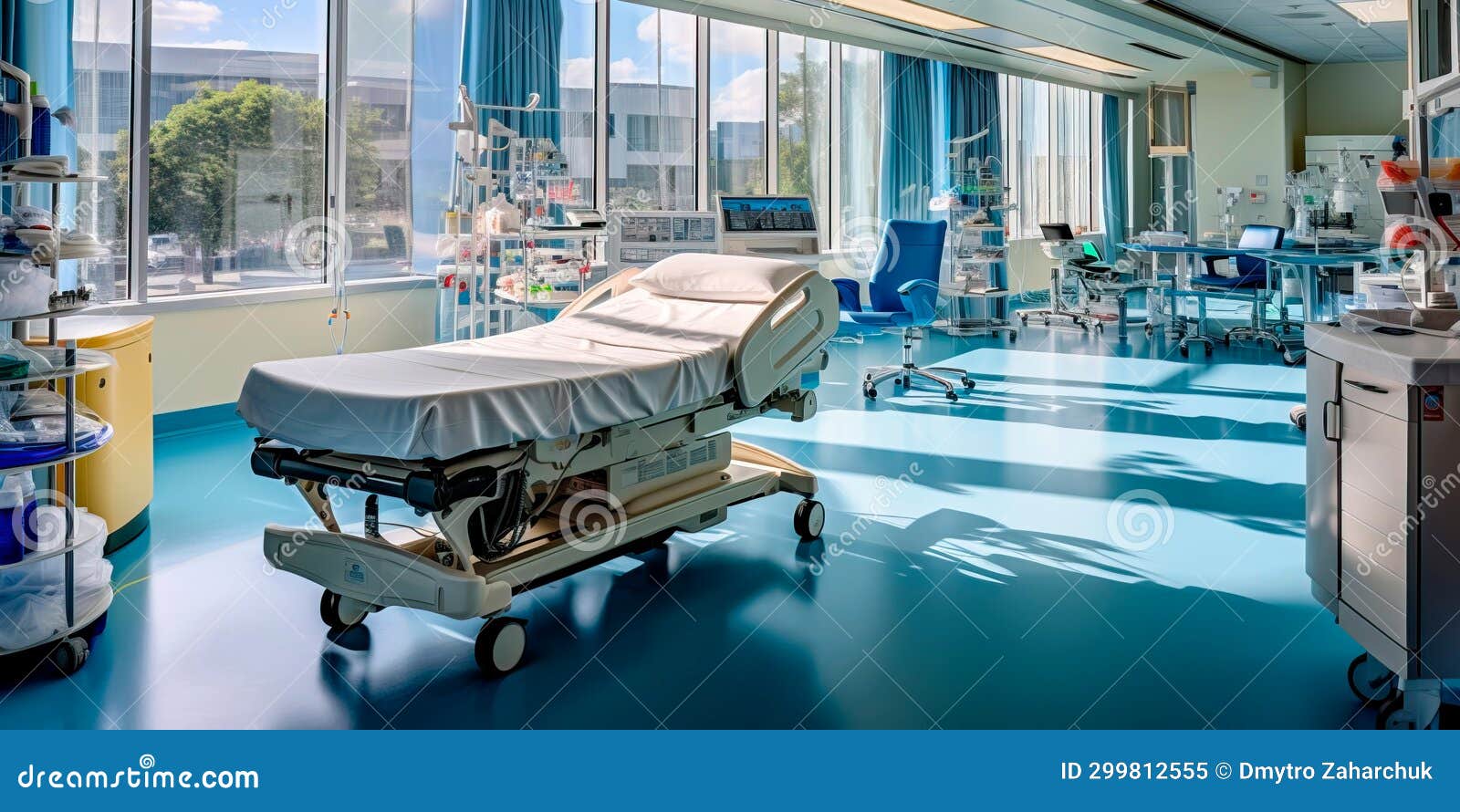 Interior of a Medical Institution, Where Design is Combined with ...