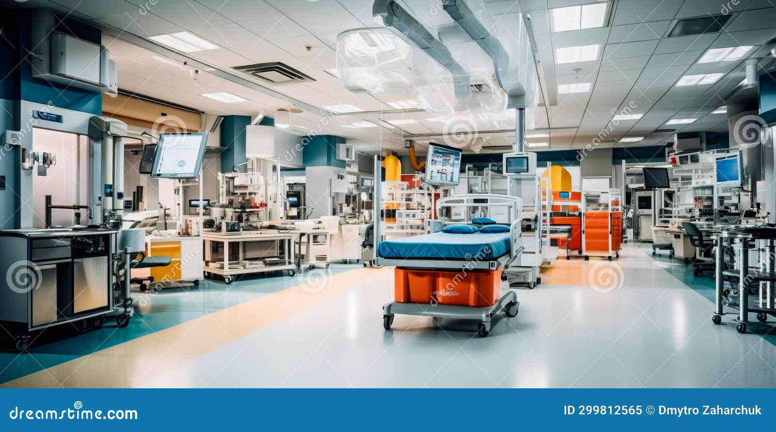 Interior of a Medical Institution, Where Design is Combined with ...