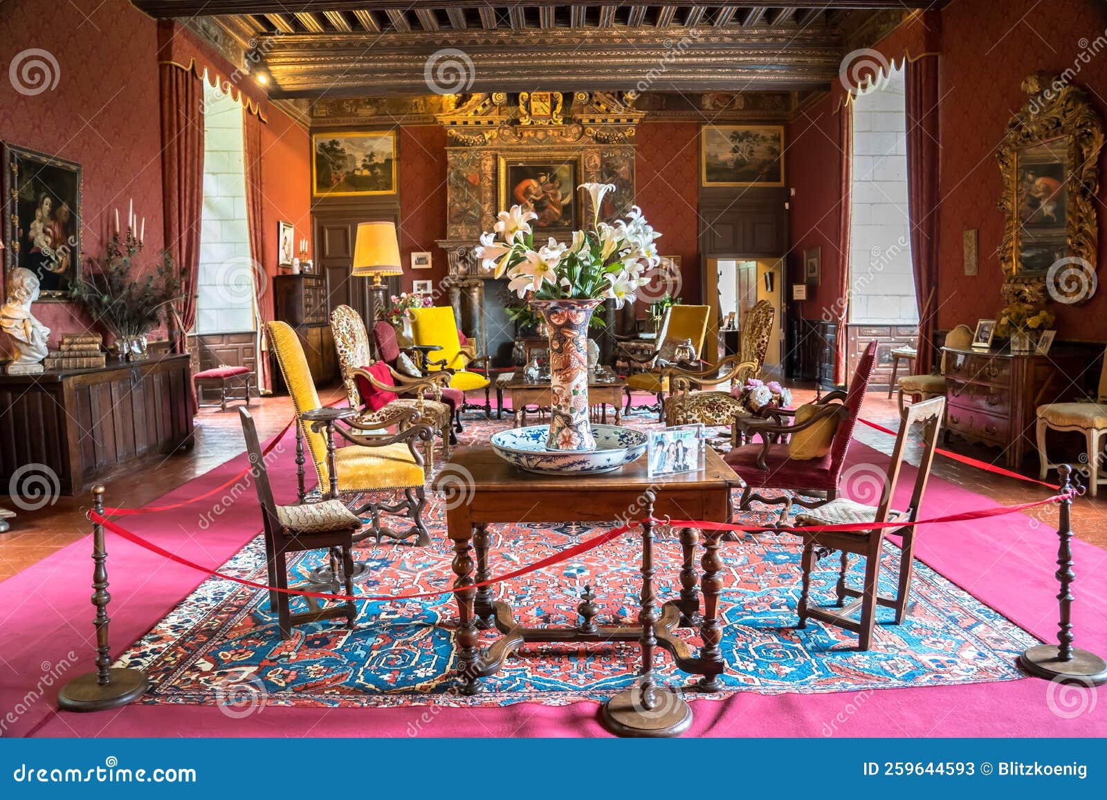 Interior of a Medieval Castle Editorial Stock Photo - Image of garden ...